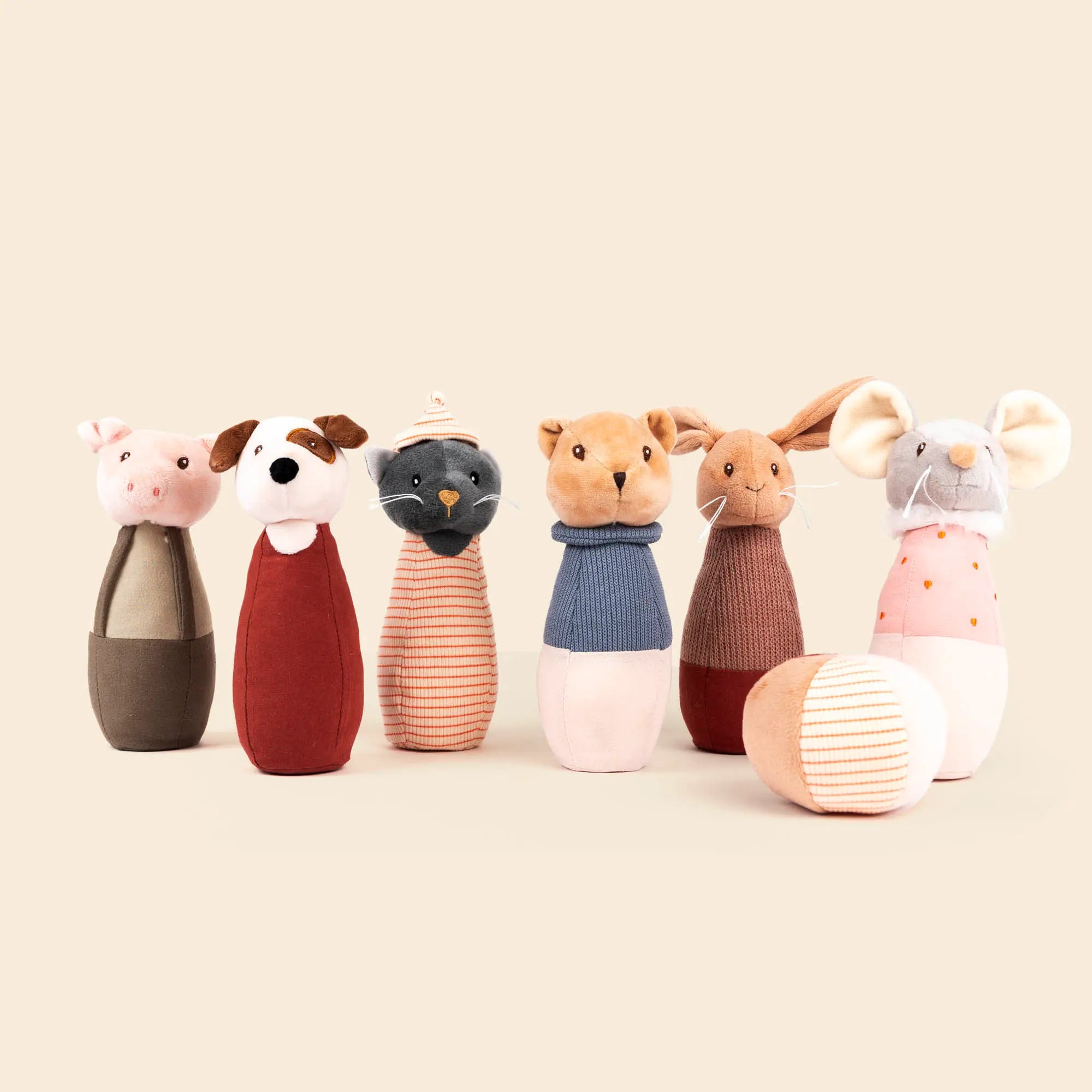 Bowling Game Friends | Plush Animal Set | Egmont Toys